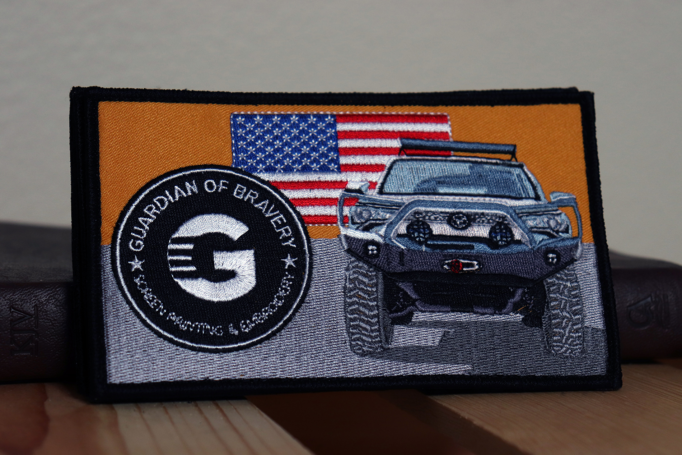 Custom embroidered patches - Guardian of Bravery